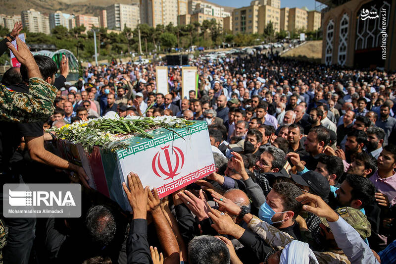 مشرق نیوز عکس تشییع باشکوه پیکر شهید مدافع امنیت در تهران