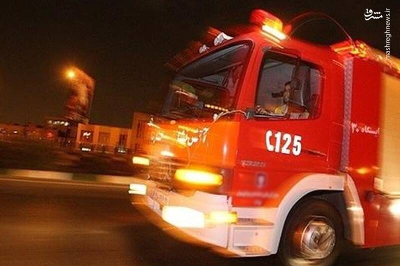 مشرق نیوز عکس اصابت نارنجک به خودروی آتشنشانی در خوزستان