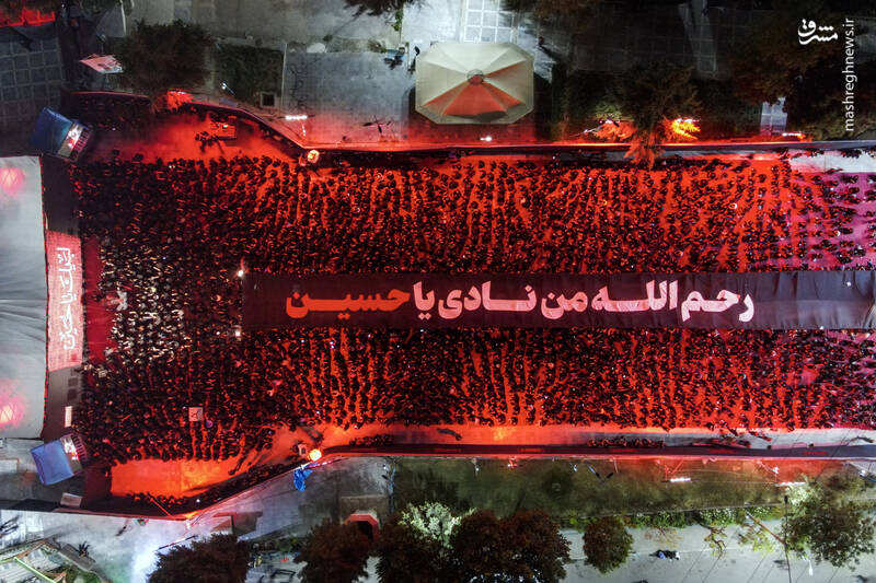 مشرق نیوز - عکس/ عزاداری شب سوم محرم در هیئت لواء حیدر کرار